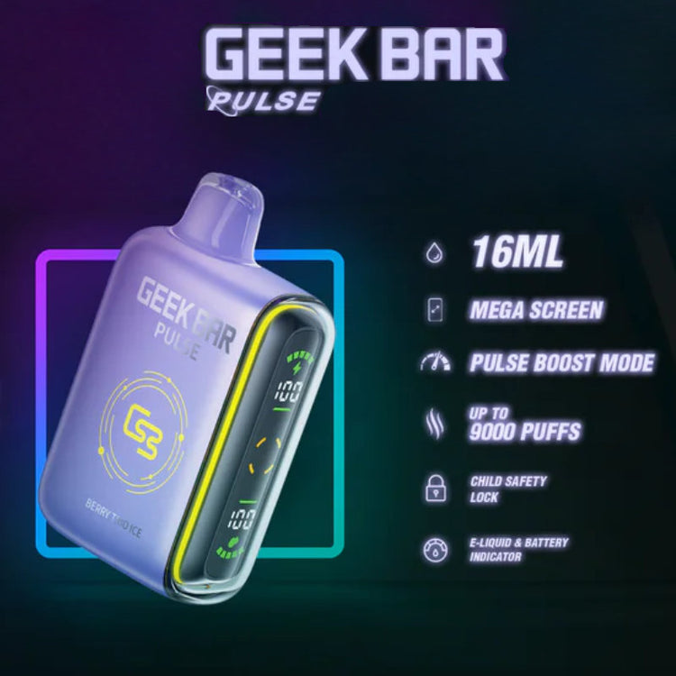 GEEK BAR PULSE DISPOSABLE - 9000 PUFFS – Fatty Fog Vape bar