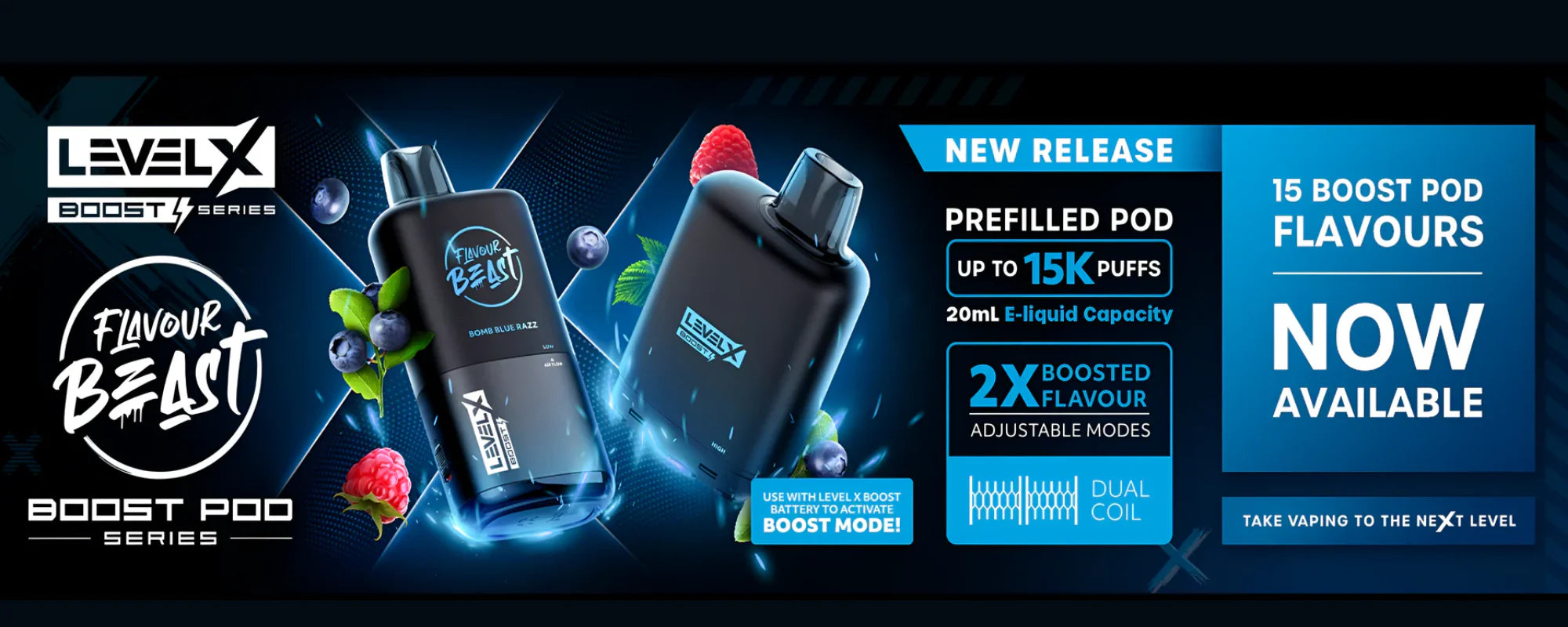 Level X 25000 Puff Disposable Pod – Fatty Fog Vape bar